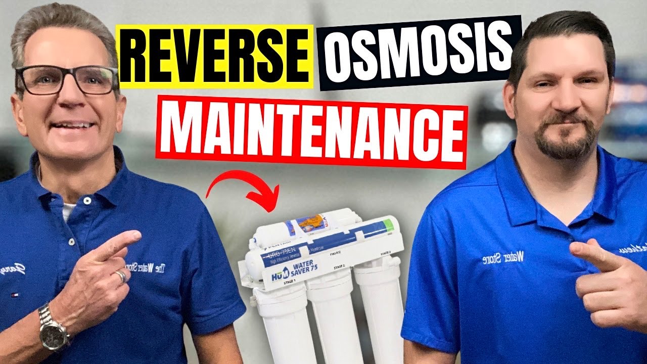 DIY Reverse Osmosis Drinking Water System Maintenance - Pro Tips & Tri ...
