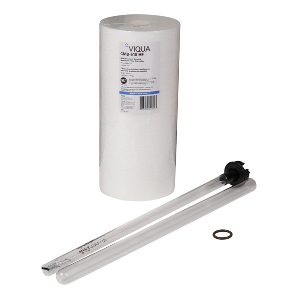 Viqua IHS10-D4 Replacement UV Lamp, Sleeve and Filter | Bundle | Clean ...